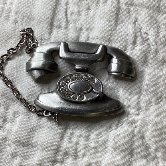 Jewelry | Vintage Telephone Brooch | Poshmark